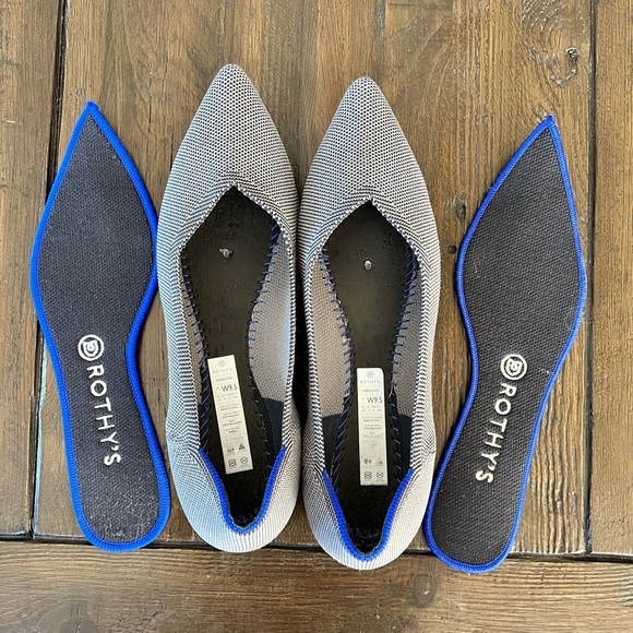 Rothy's | Shoes | Rothys The Point In Birdseye Grey | Poshmark